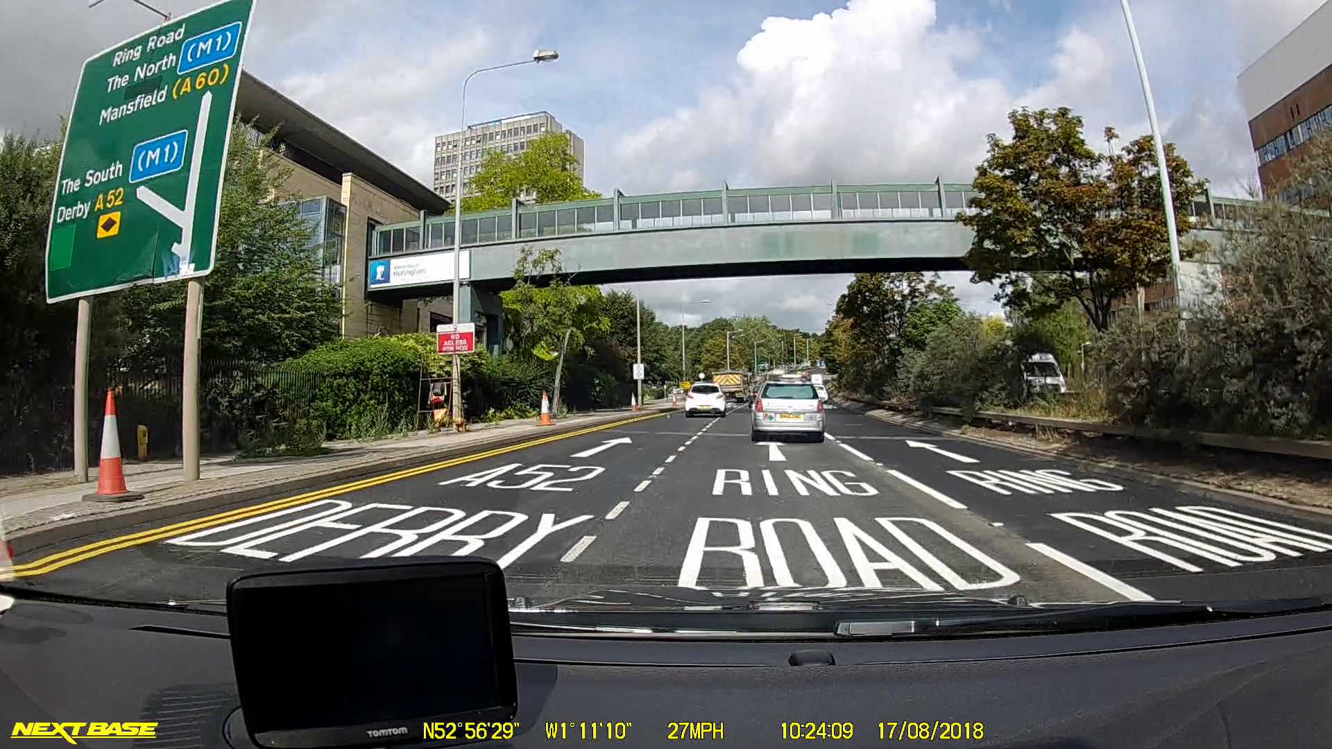 Dunkirk Roundabout to A52 Derby - New Markings - Driving Lessons with ...